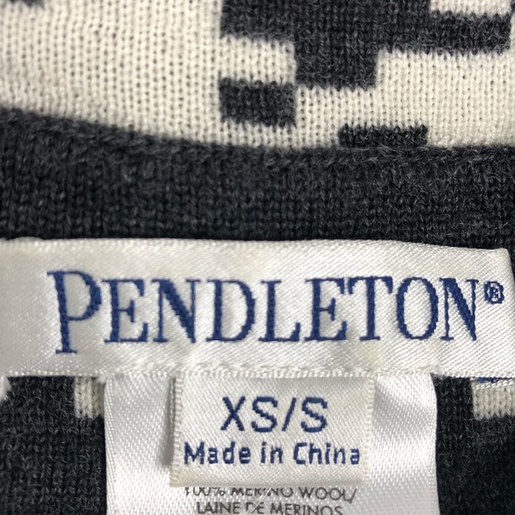 Pendleton | Jackets & Coats | Pendleton Black White Houndstooth Wool ...